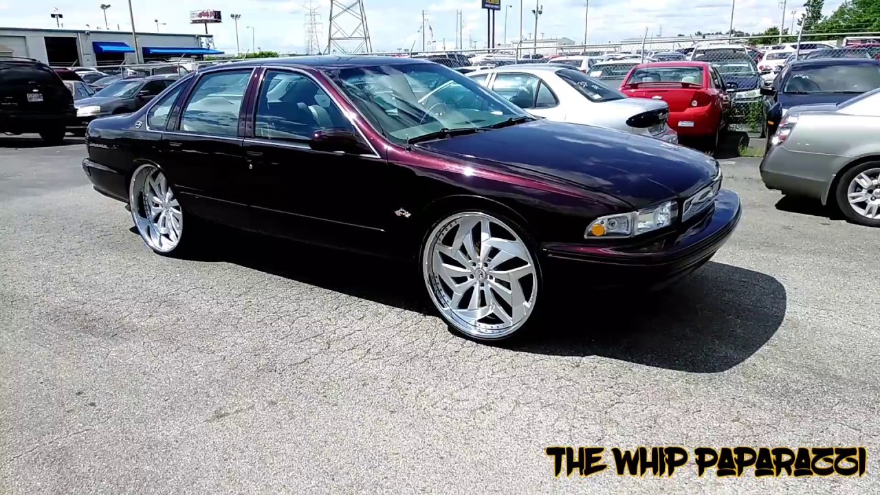 95/96 Chevrolet Impala SS on 26" Amani Tusker Forged Wheels - YouTube