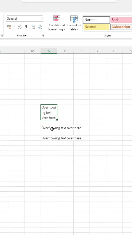 Stop Text Overflowing In Excel EASY YouTube stop-text-overflowing-in-excel-easy-youtube