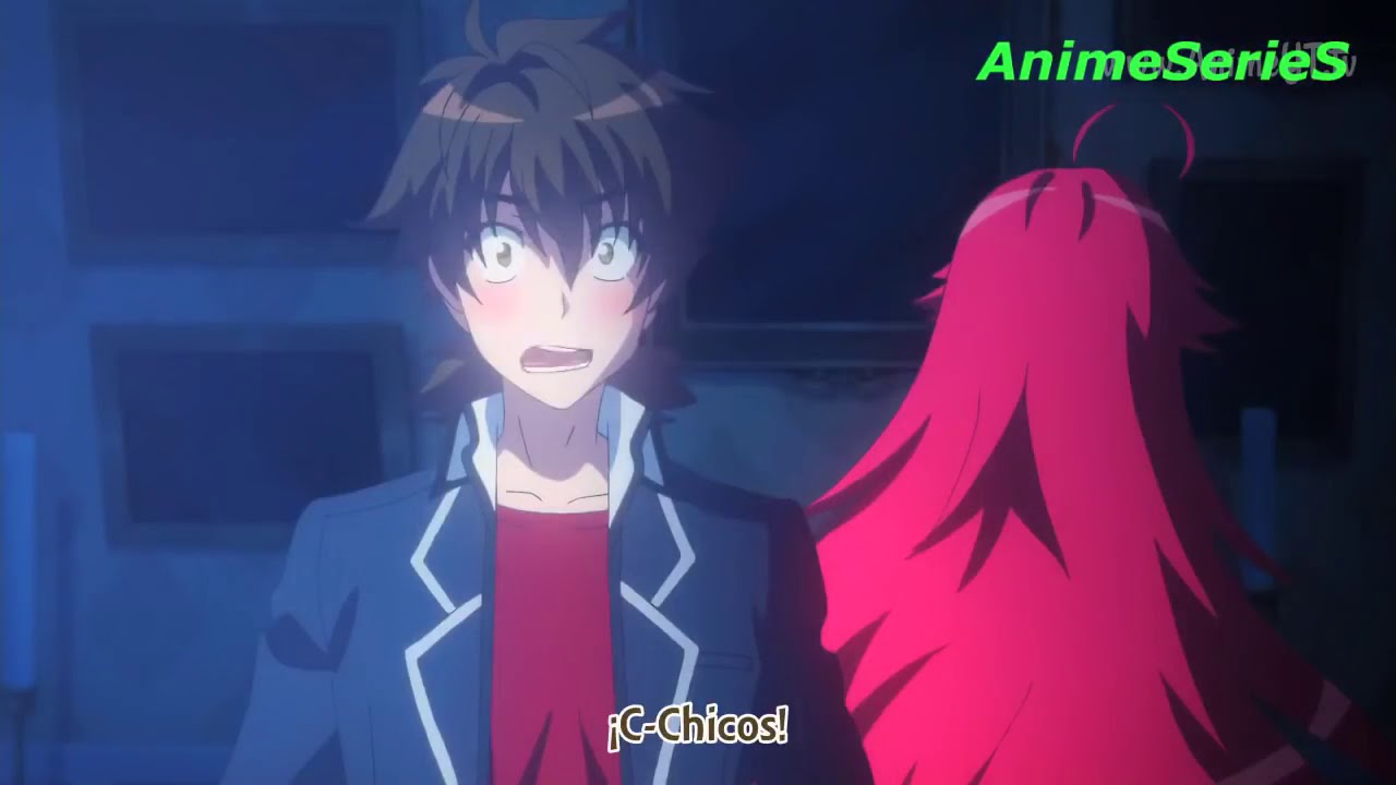 High School DxD Hero Issei Le Declara Su Amor a Rias y Se Besan - YouTube