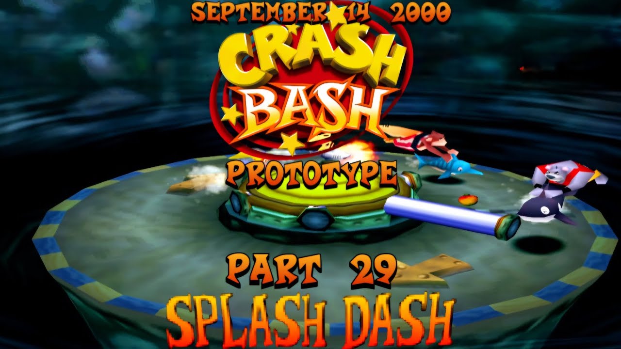 Crash Bash Prototype: (September 14, 2000) Part 29: Splash Dash - YouTube