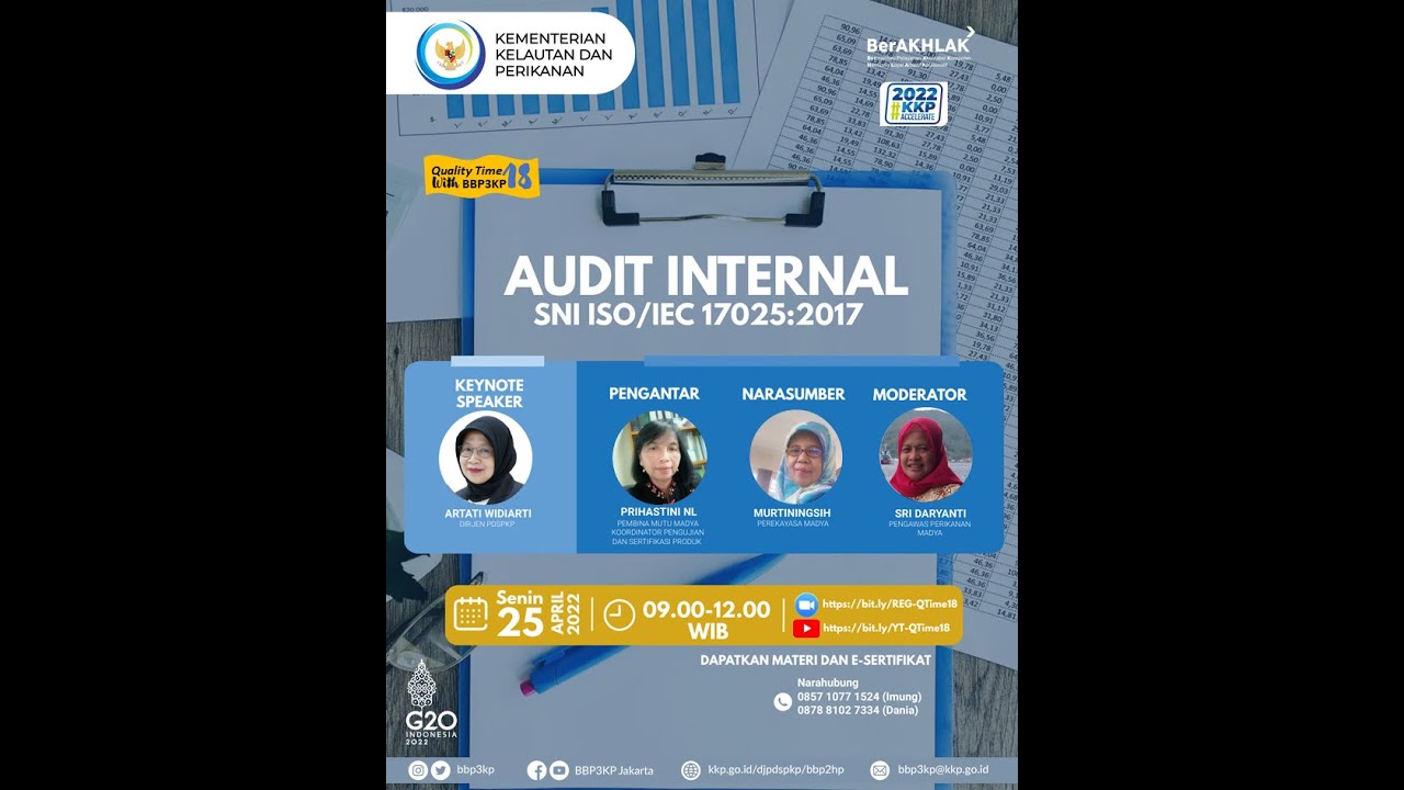 Quality Time BBP3KP #18: Audit Internal SNI ISO/IEC 17025:2017 - YouTube