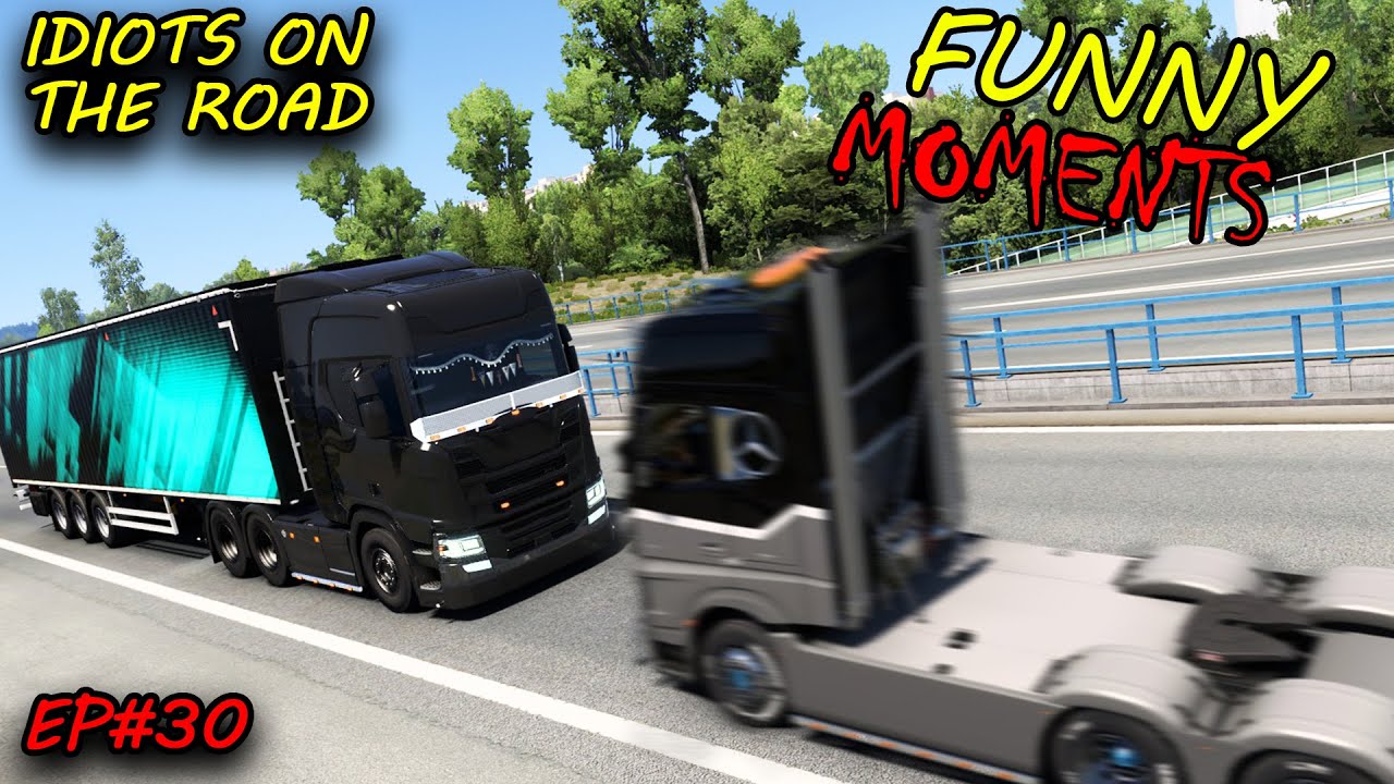 IDIOTS on the road #30 - flying trucks and skodas | FUNNY MOMENTS ...