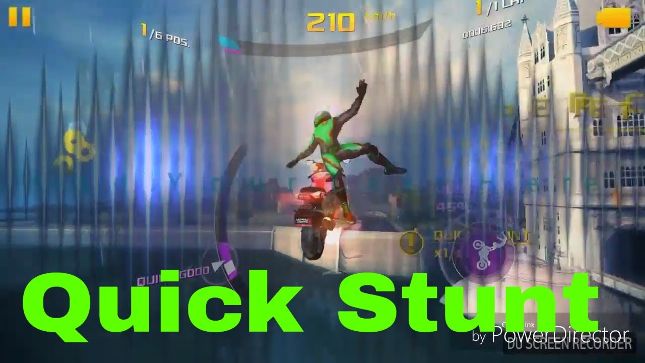 How to do quick stunts in asphalt 8 airborne - YouTube