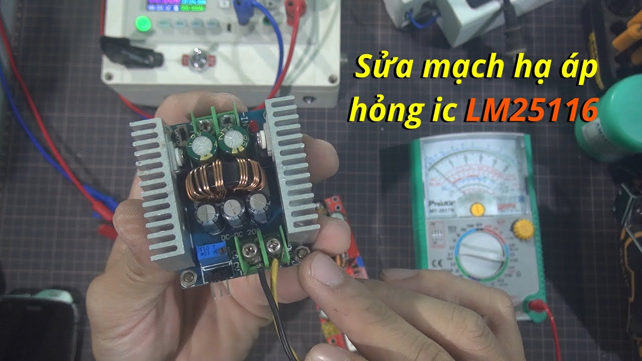 Sửa mạch hạ áp LM25116 #lm25116 - YouTube