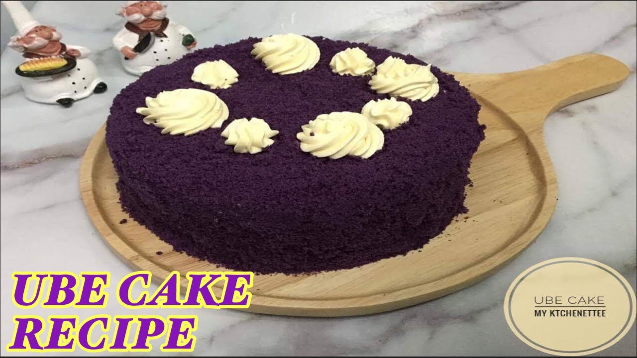 UBE CAKE RECIPE - YouTube