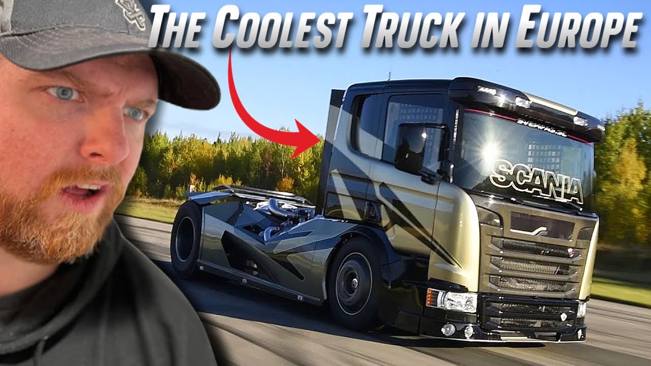 American Reacts to The Craziest Scania Ever Built... - YouTube