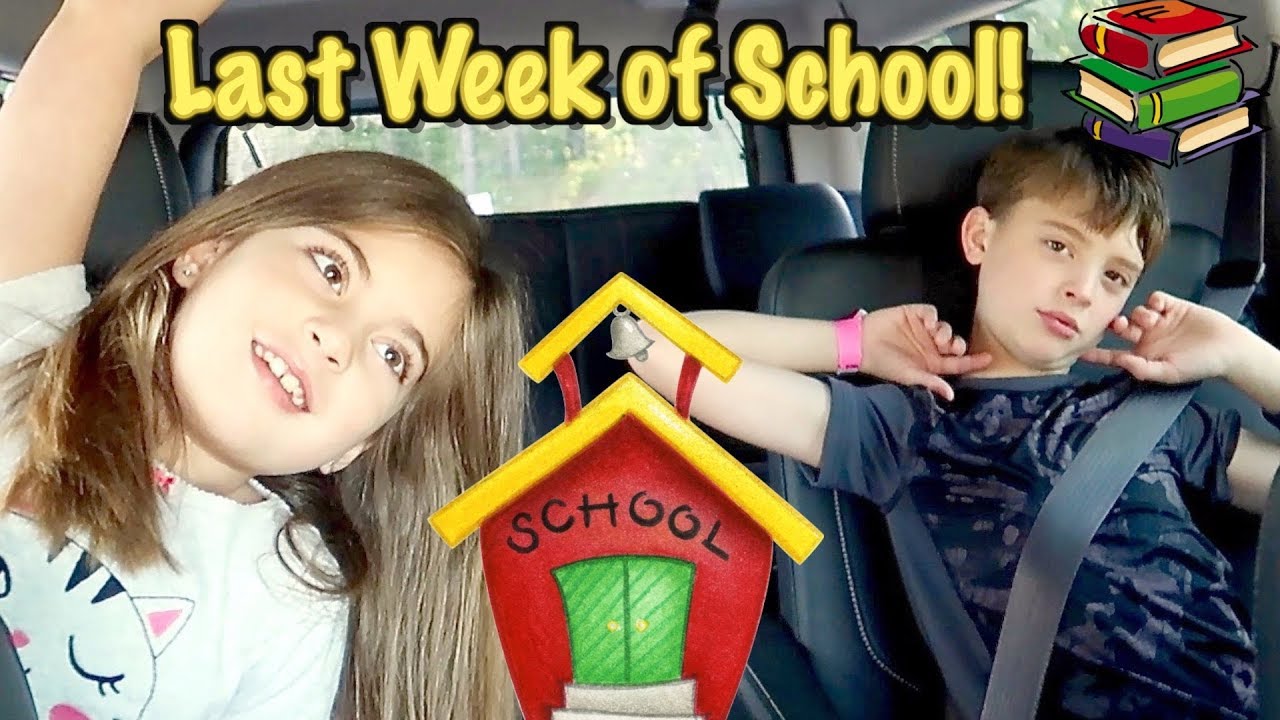 LAST WEEK OF SCHOOL!! - YouTube