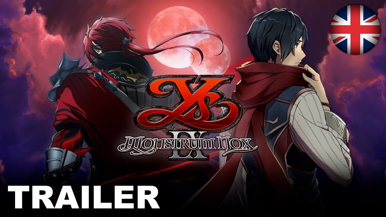 Ys IX: Monstrum Nox - Release Date Announcement Trailer (Nintendo Switch, PC) (EU - English ...