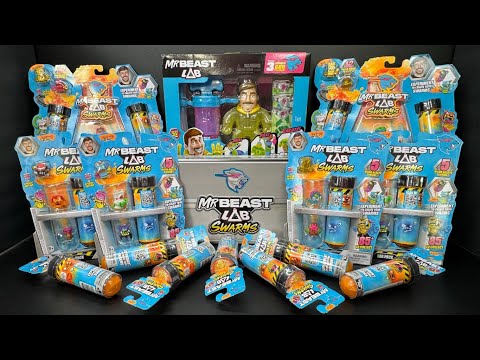 ASMR 49 Minutes MrBEAST Lab Swarms Atomic Oddly Satisfying Mystery Toy Unboxing Collection