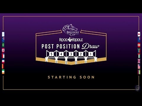 2022 Rood & Riddle Breeders’ Cup Post Position Draw - YouTube