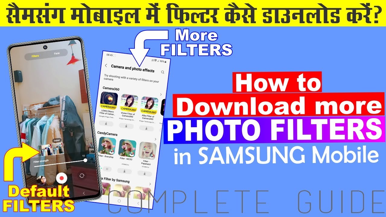 how to download more filters for photo in samsung mobile | dubai filter ...