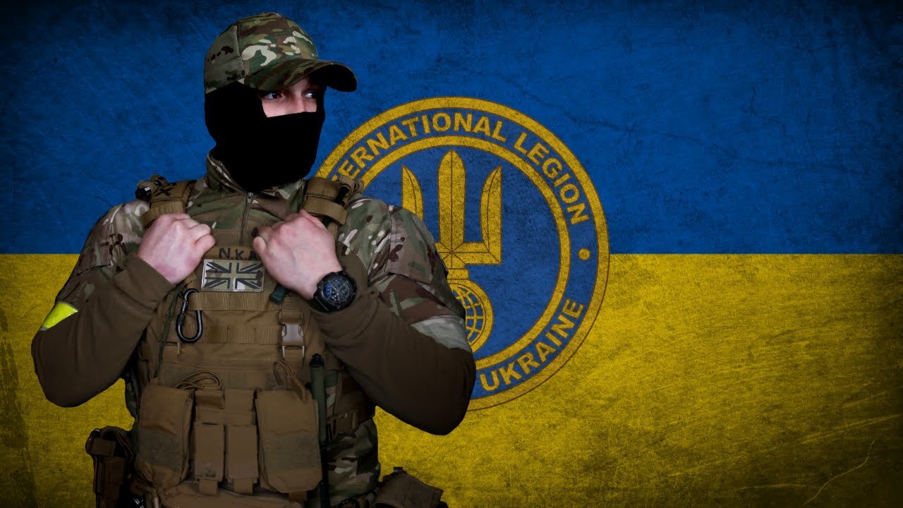 March of The Ukrainian Foreign Legion - YouTube