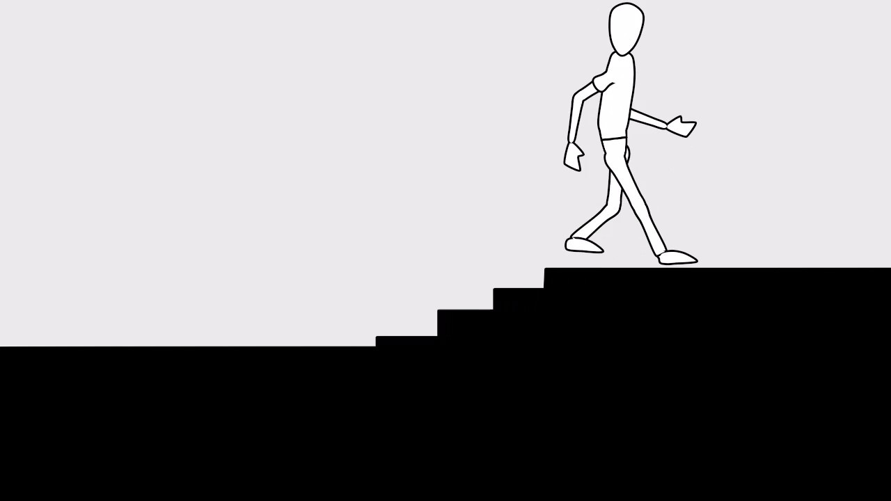 Animated Walking Man video clip By Sarin Kavinda |SLIITMetro2017 - YouTube