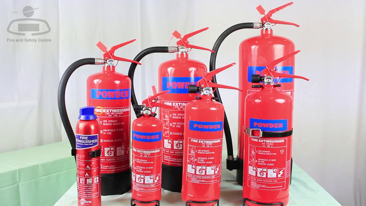 Applications and advantages of Dry Powder Fire Extinguishers - YouTube