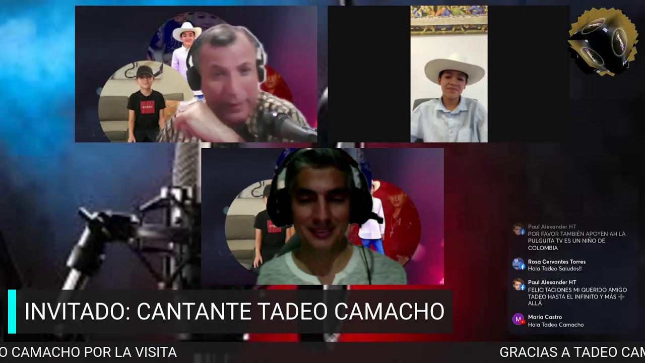 INVITADO TADEO CAMACHO DE MEXICO EN HELLO MI GENTE - YouTube