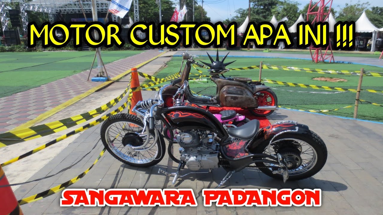 MOTOR BINTER DI CUSTOM MAKIN KEREN..MOTOR MILIK SIMON VESTO IKUT ...