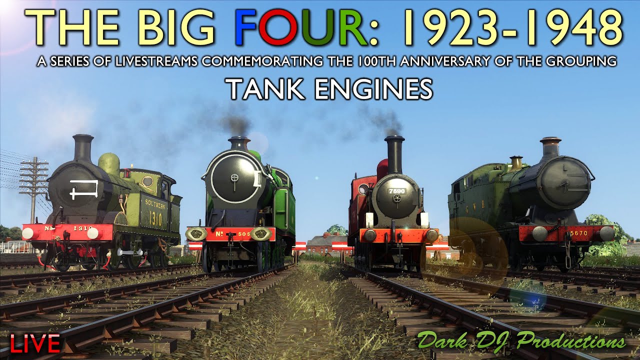 Train Sim | The Big Four: 1923-1948 | Tank Engines | Live - YouTube