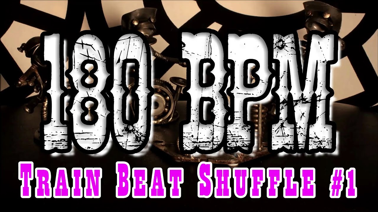 180 BPM - Train beat shuffle #1 - 4/4 Drum Beat - Drum Track - YouTube