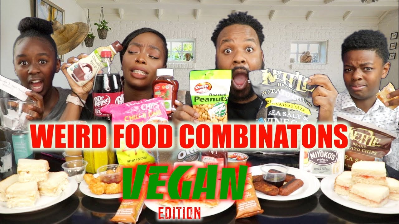 TRYING SUBSCRIBERS WEIRD FOOD COMBINATIONS ( VEGAN EDITION ) | EATING ...