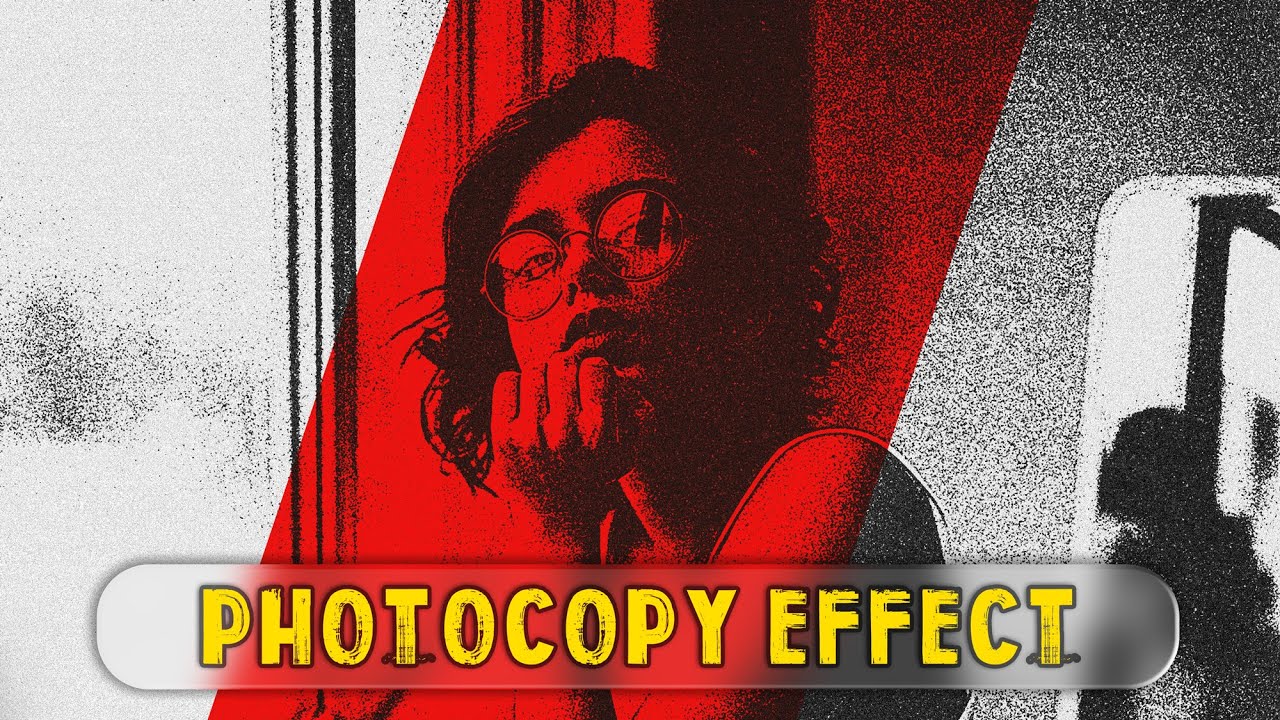 Grungy XEROX/PHOTOCOPY Effect | Photoshop Tutorial - YouTube