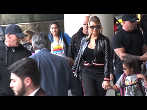 Mariah Carey Takes A Trip With Bryan Tanaka And Kids - YouTube