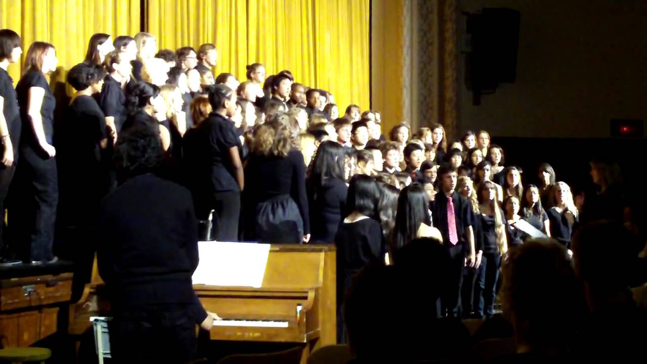 Glebe Collegiate Choir - full choir (music night fall 2009) - YouTube