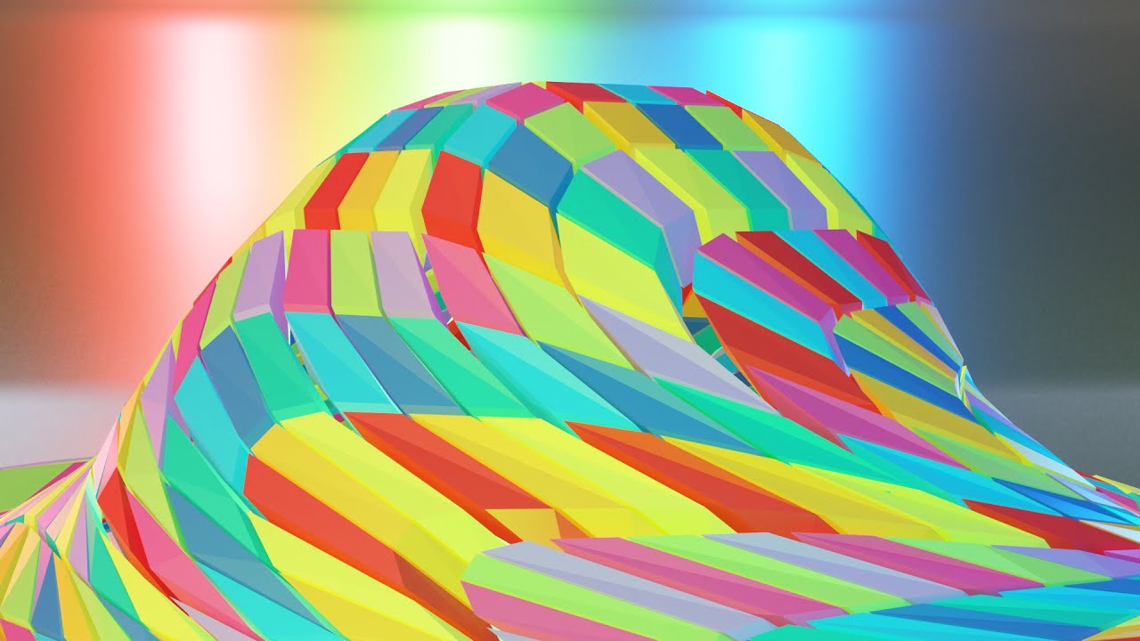 Abstract cube art Blender Tutorial - YouTube