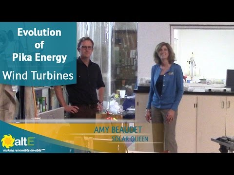 Evolution of the Pika Energy Wind Turbines - YouTube