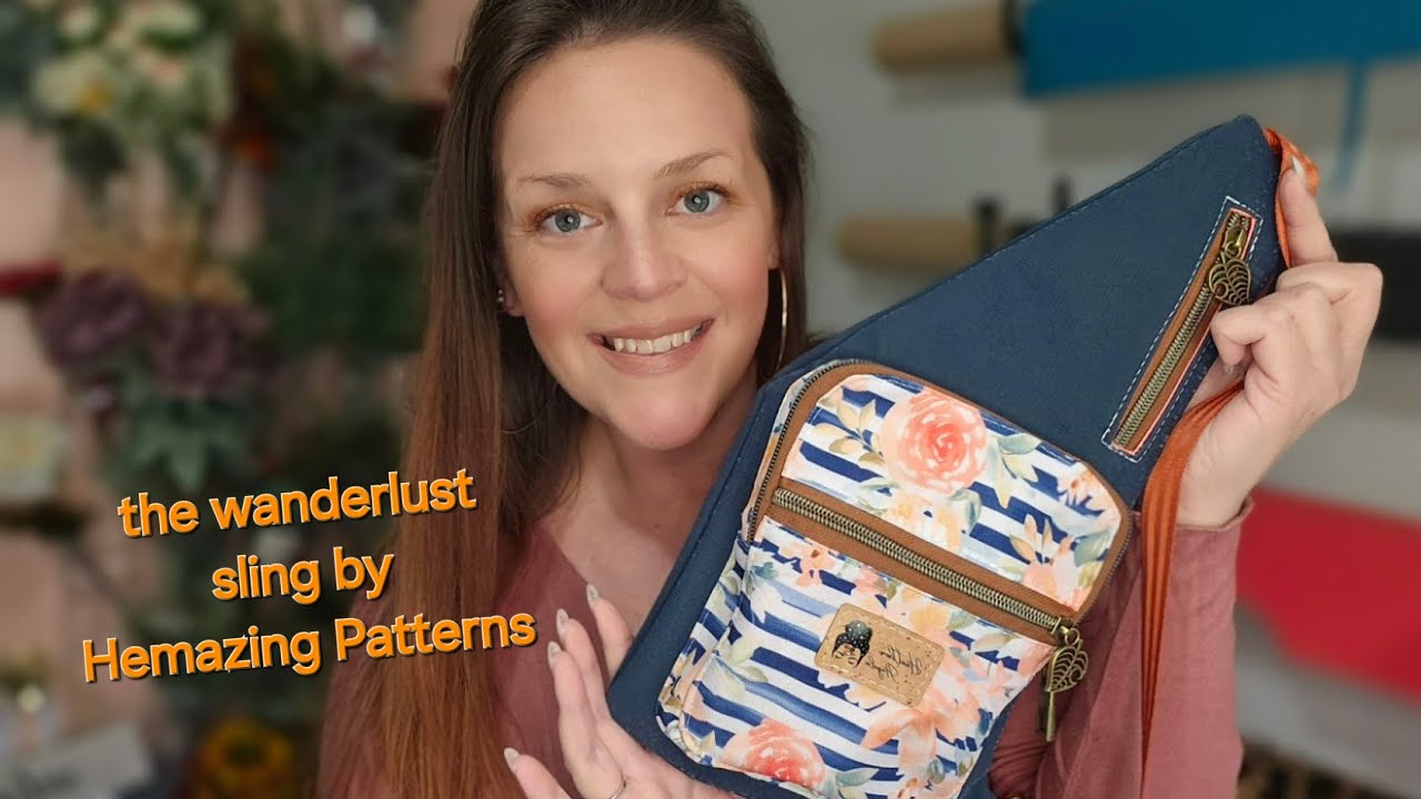 BRAND NEW!!! Full Sewing Tutorial for the Wanderlust Sling by Hemazing Patterns - YouTube