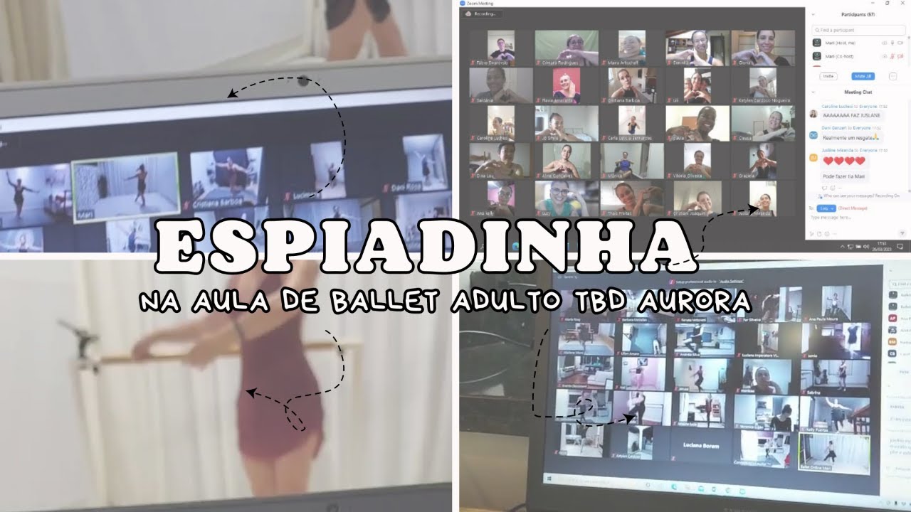 Aula Ballet Adulto TBD Aurora - #ESPIADINHA - YouTube