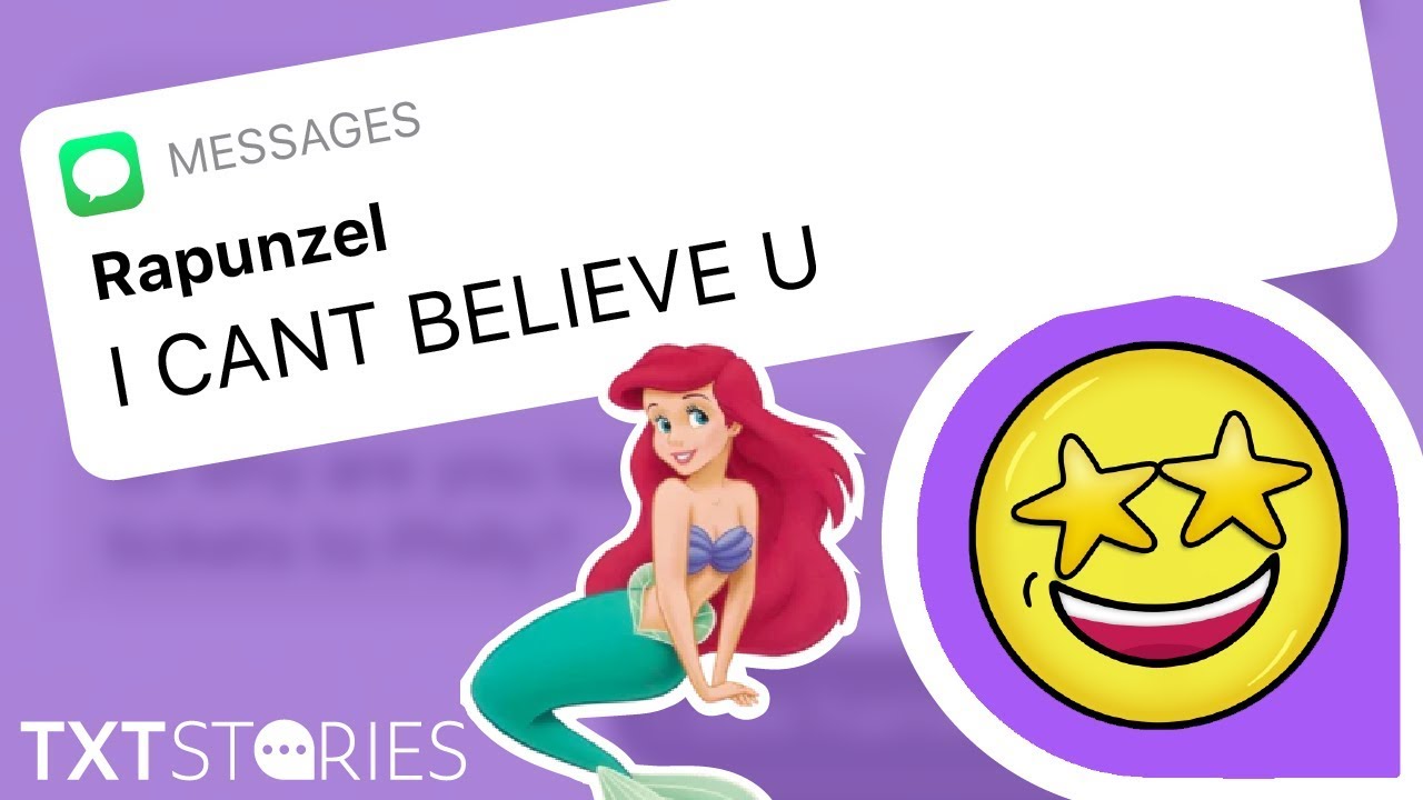 What DISNEY PRINCESSES Text About - YouTube