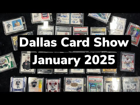 Dallas Card Show January 2025 Sunday Vlog and Recap - My First Major ...