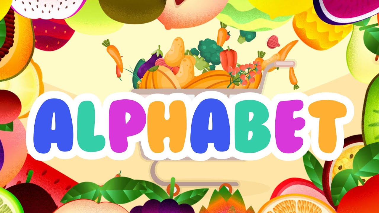 ABC's With Fruits & Vegetables | Alphabet Sounds Phonics | IT'S ZOE ...