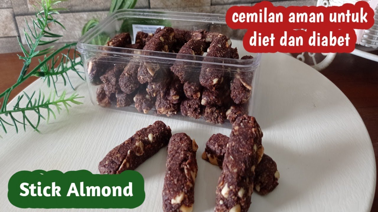 Stick Almond,aman untuk diet dan diabetes || Low carbs sugar free ...