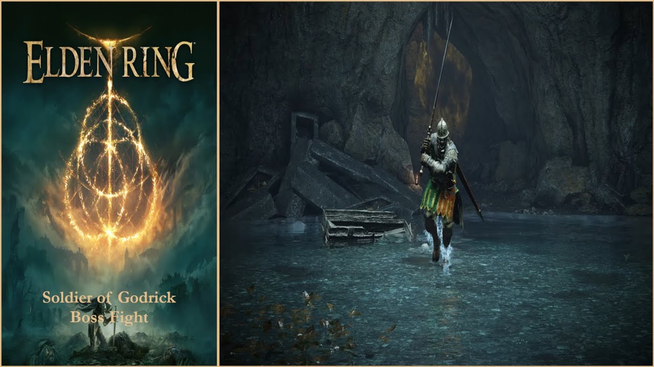 Elden Ring - Soldier of Godrick Boss Fight - YouTube