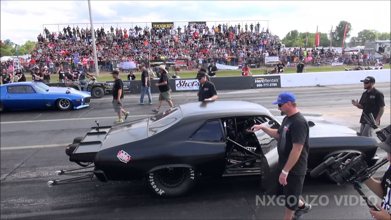 Murder Nova VS Tony Foulk's Camaro Outlaw Armageddon NO PREP! - YouTube