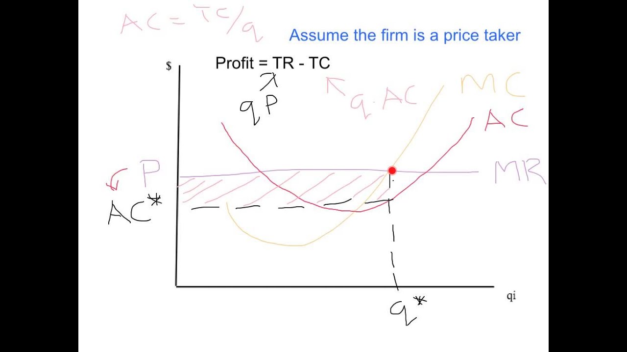 13f: Profit maximization for a price taking firm - YouTube