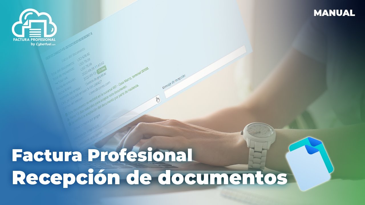 Recepción de documentos Manual - Factura Profesional - YouTube