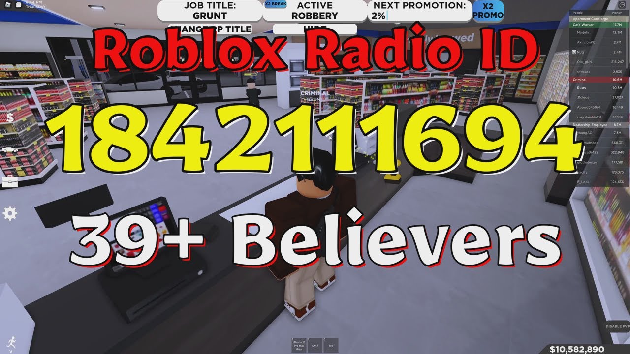 Believers Roblox Radio Codes/IDs - YouTube