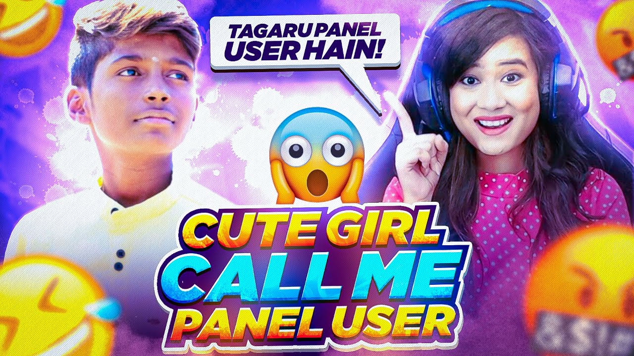 CUTE V BADGE GIRL CALL ME PANEL USER🤯🔥 V BADGE GIRL SHOCKED ON MY ...