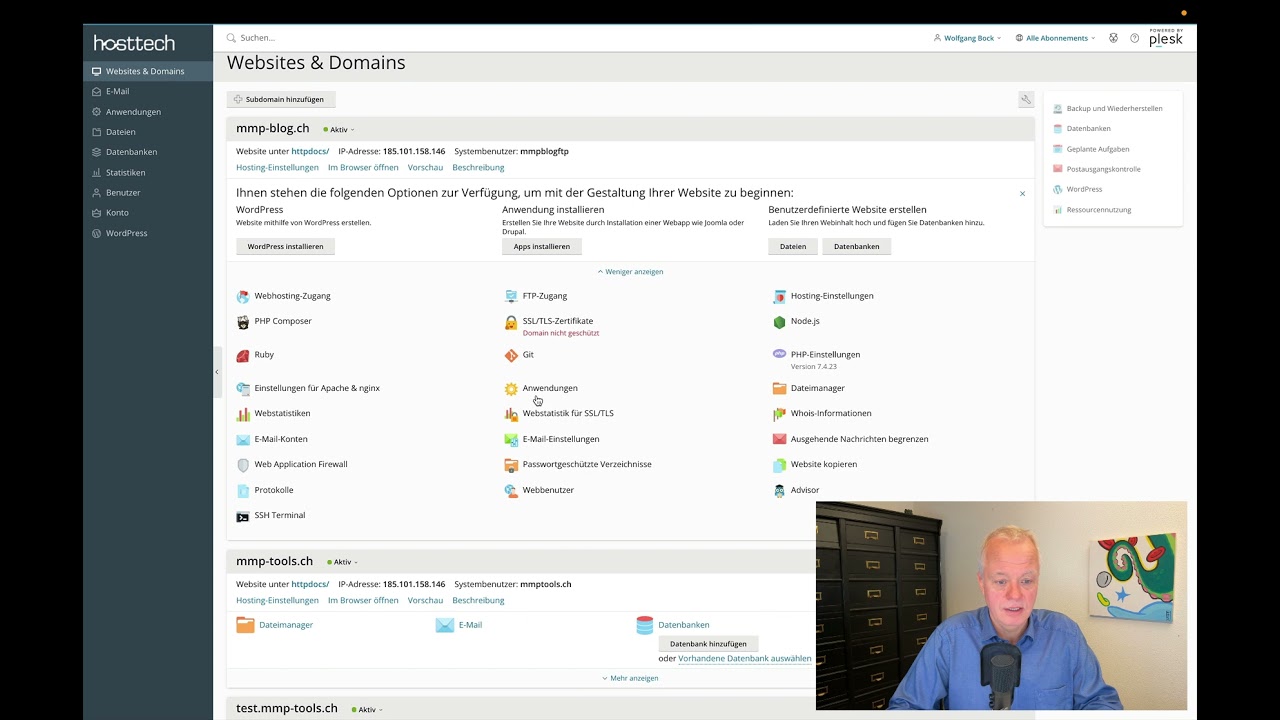 Hosttech Überblick und Zertifikat - YouTube