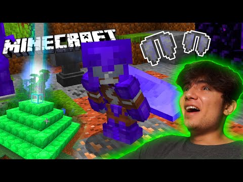 NETHERİTE SET, 2 ELYTRA ve FENER YAPTIM!!! (artık en iyiyiz bence) - Minecraft Survival - Bölüm 7