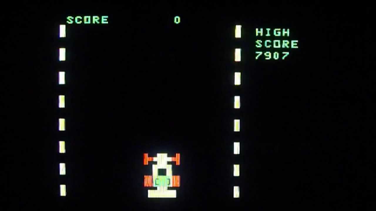 Acorn Atom - Race... (With joystick control) - YouTube