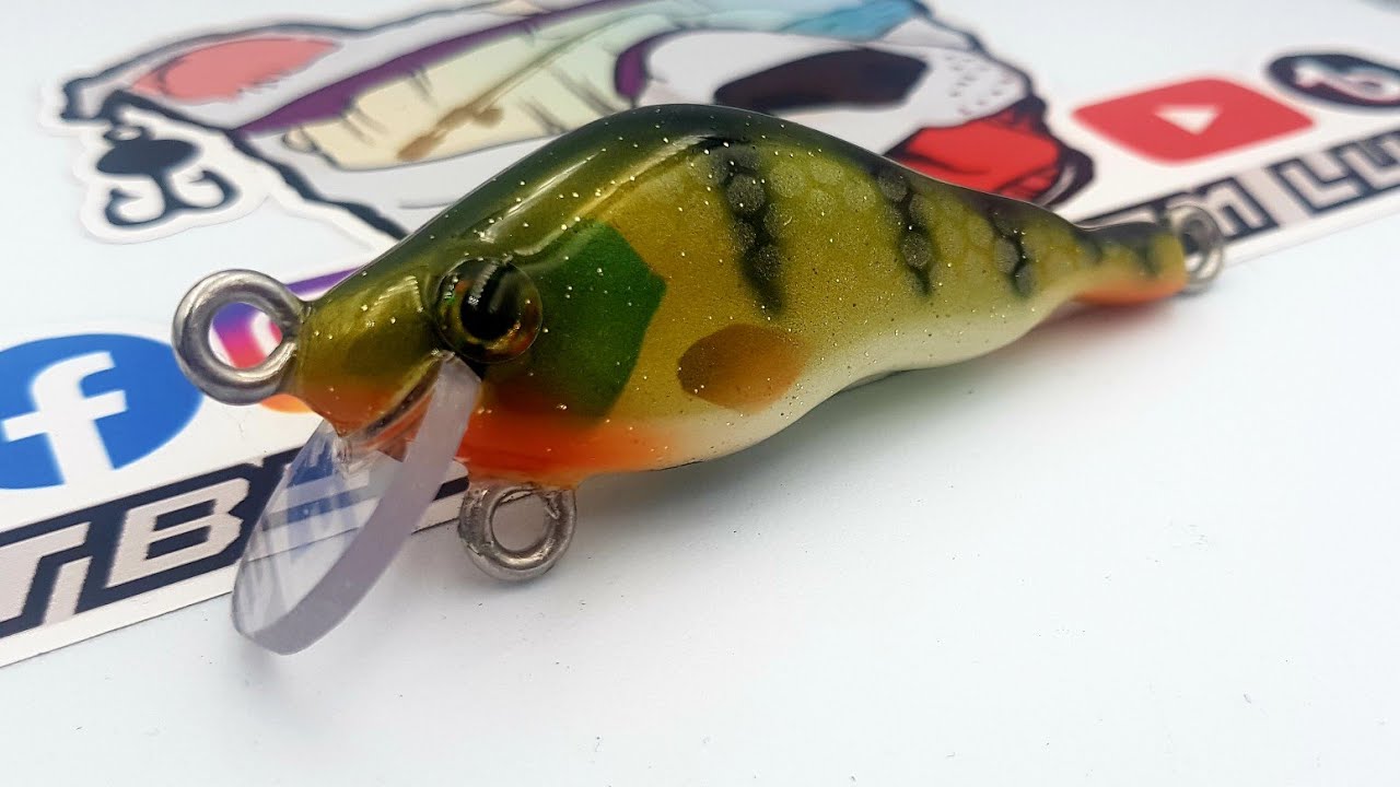 Custom Lure Painting (Perch Pattern) - YouTube
