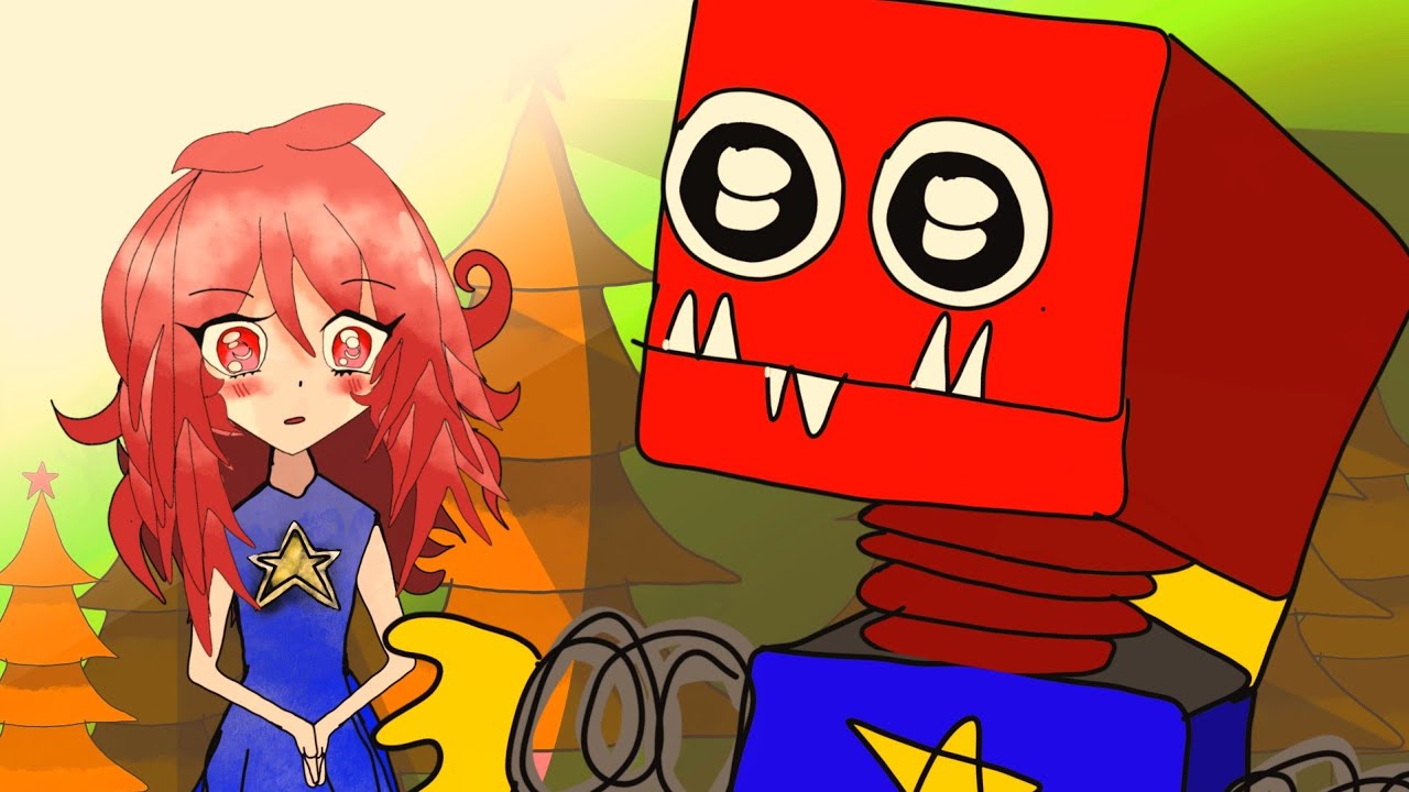 (ANIMATION) boxy boo not a monster : project playtime sad story - YouTube