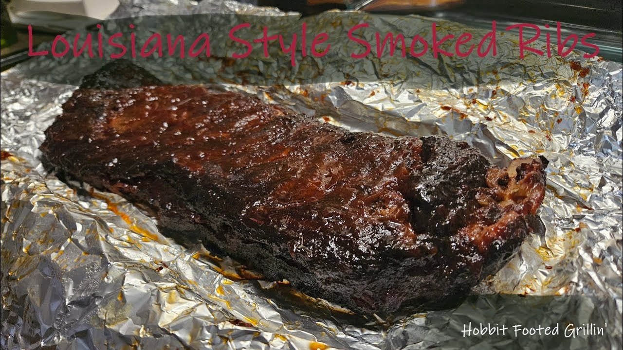Lip Smacking Louisiana-Style Smoked Ribs - YouTube