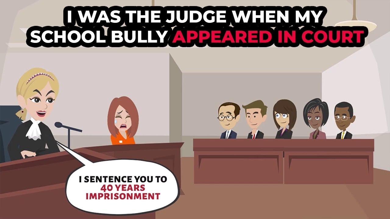 I was the judge when my school bully appeared in court - YouTube