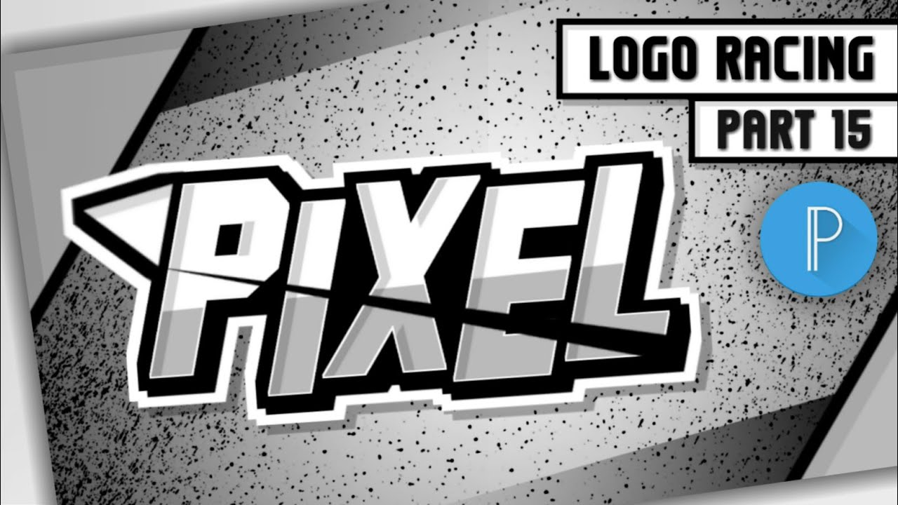 Tutorial membuat logo racing di Pixellab - Pixellab Design #17 - YouTube