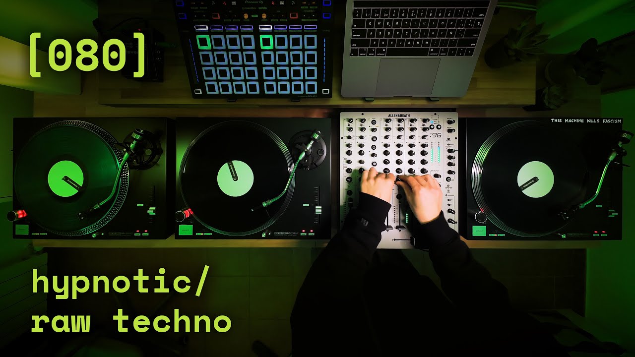 [080] hypnotic & raw techno - 3 decks - vinyl/timecode - YouTube