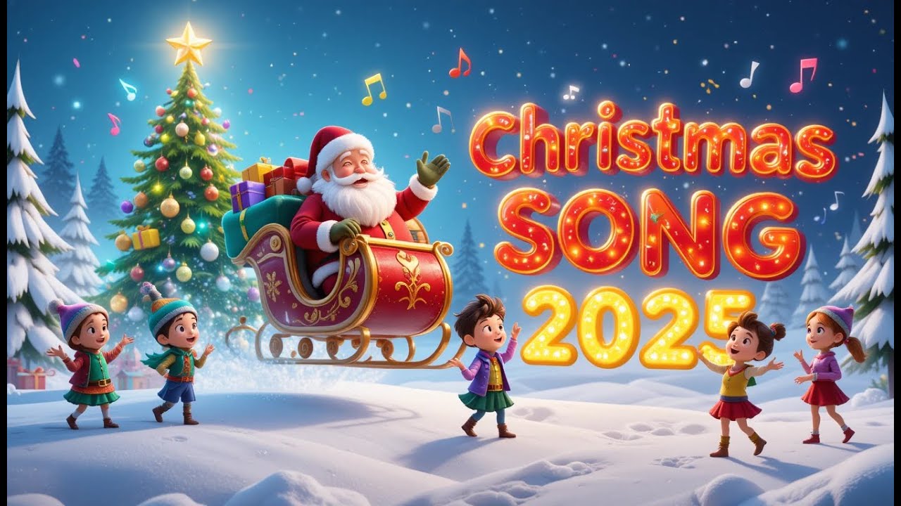 Santa Songs for Kids | Nursery Rhymes & Jingle Bells | Merry Christmas ...